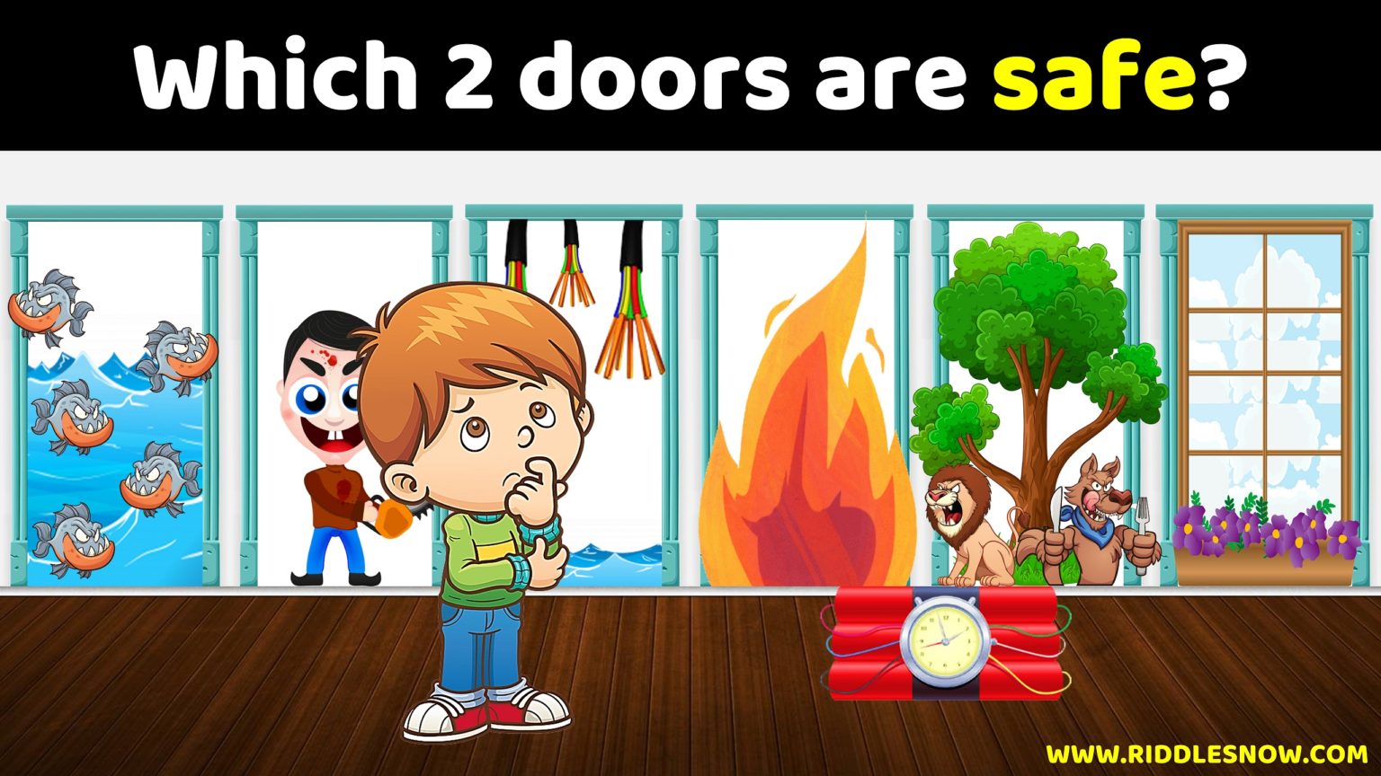 Escape Room Riddles,3 Popular Door Escaping Riddles Mystery